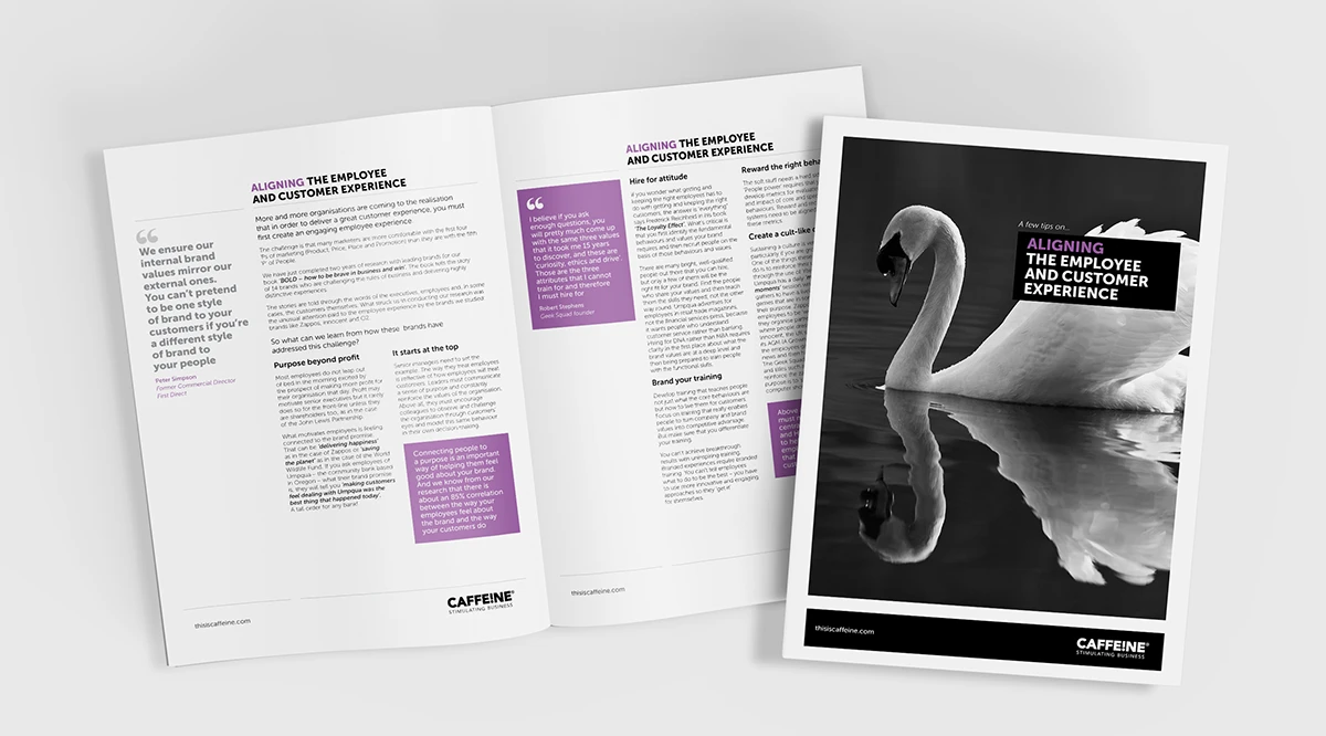 Aligning the Employee and Customer Experience - The Caffeine Partnership Aligning the Employee and Customer Experience - The Caffeine Partnership